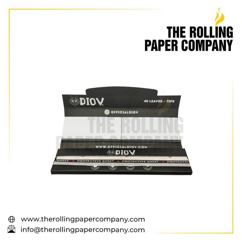 Rolling Paper With Filter Tips Self Close